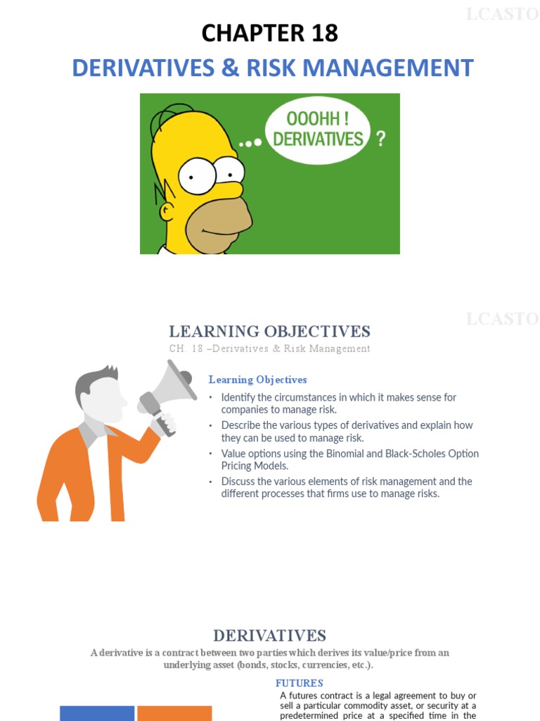 Ch. 18 - Derivatives & Risk Management | PDF | Futures Contract ...