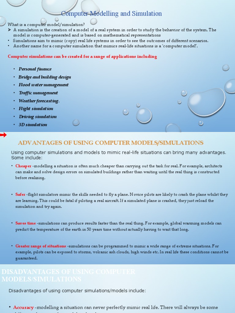 Computer Model and Simulation | PDF | Weather | Simulation