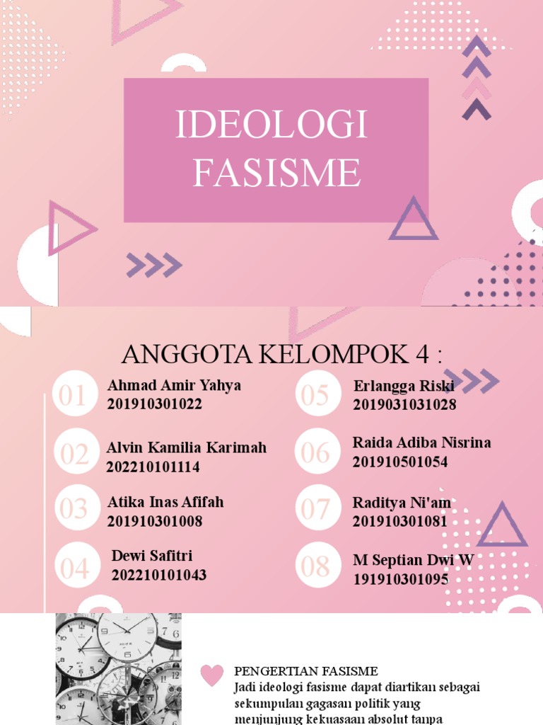 Ideologi Fasisme | PDF