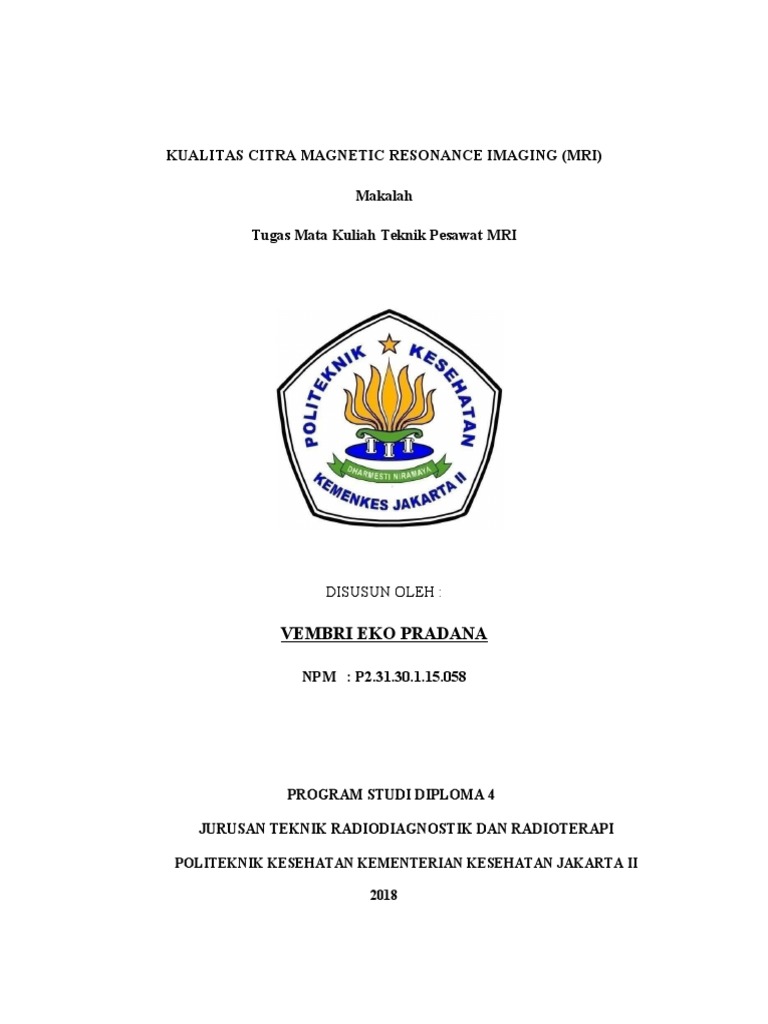 Penyebab dan Jenis Artefak MRI | PDF | Sains & Matematika