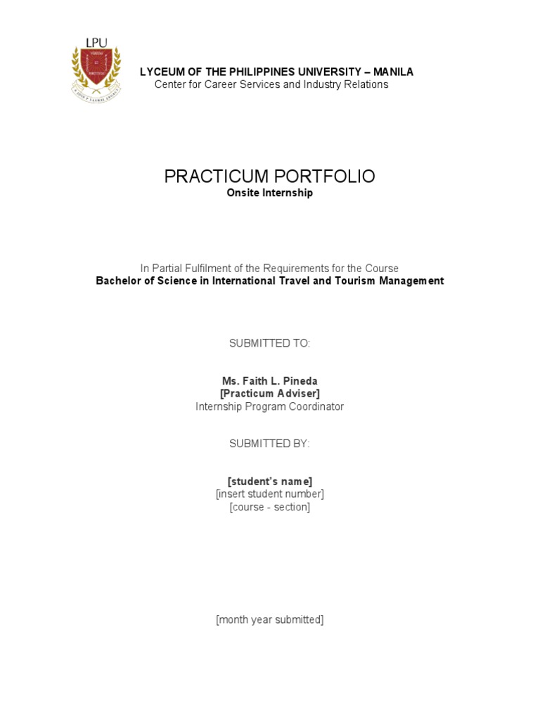 Portfolio Template Onsite Internship | PDF | Information | Narration