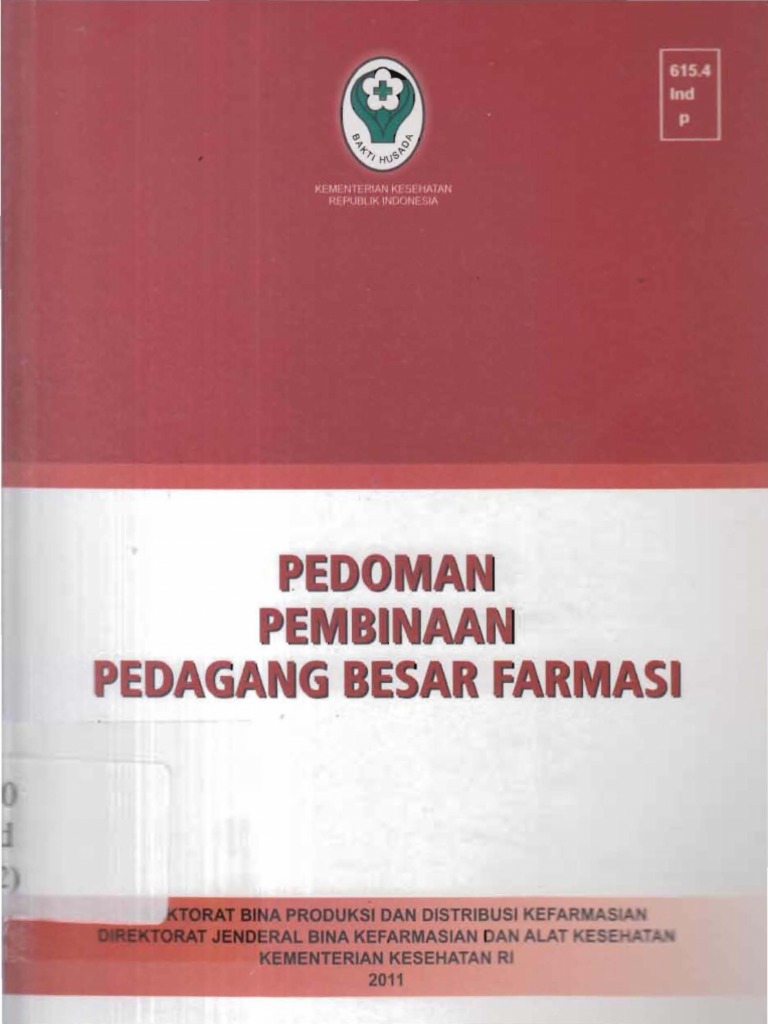 Pedoman Pembinaan Pedagang Besar Farmasi | PDF