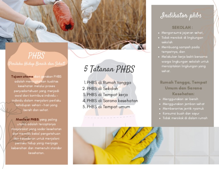 004 - Rika Aulia Ayu Putri - Brosur Promkes Phbs | PDF
