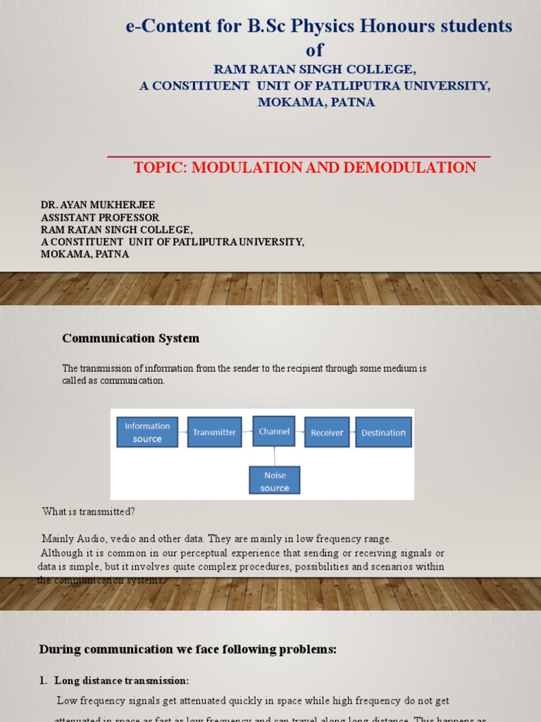 1918151076uni Magadh Part 3 Modulation | PDF | Modulation | Frequency Modulation