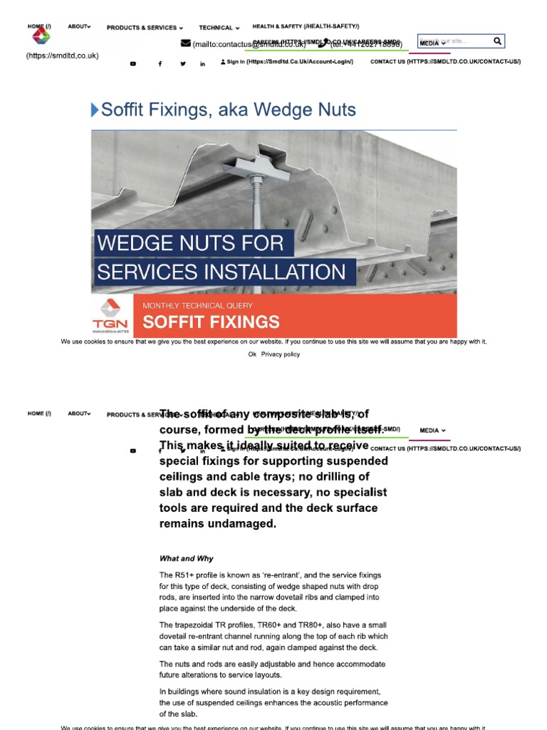 Wedge Nut Safe Working Load | PDF