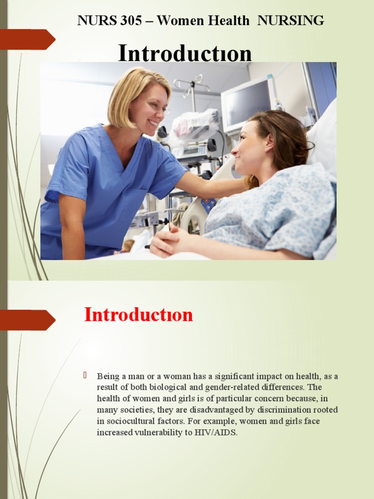 Introduction To Women Health Nursing | PDF | Reproductive Rights | Woman