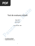 Pătrate Perfecte - Cuburi Perfecte - Cls 5 Sem1 | PDF