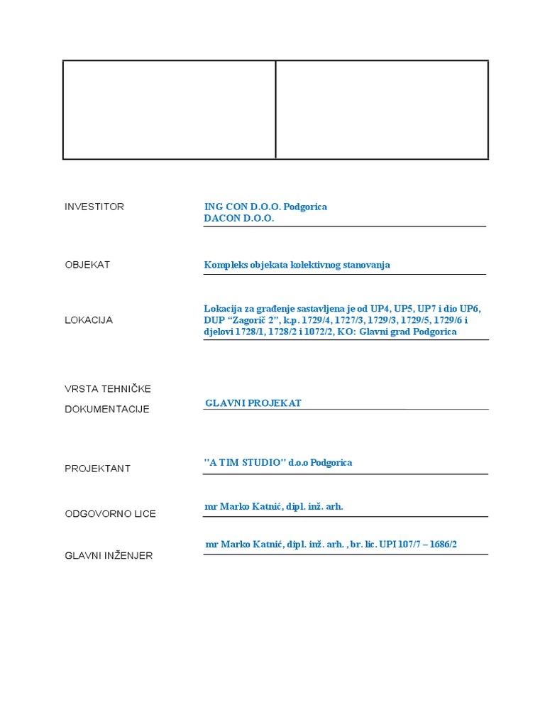 Tekstualna Dokumentacija Jaka Struja - ING DACON Zagorič | PDF