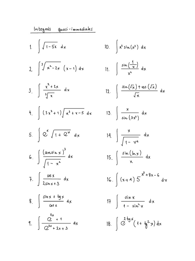 35 Integrals | PDF | Trigonometric Functions | Mathematical Objects