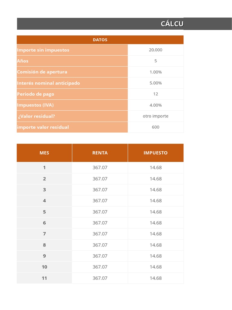 Calcul du Leasing en Excel | PDF | Théorie (échecs) | Échecs