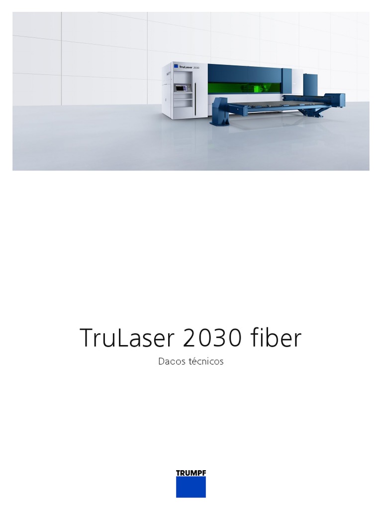 TRUMPF Technical Data Sheet TruLaser 2030 Fiber | PDF
