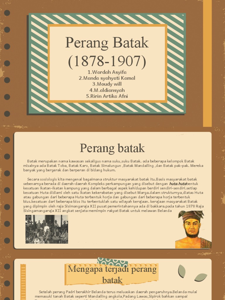 Sejarah dan Kronologi Perang Batak | PDF