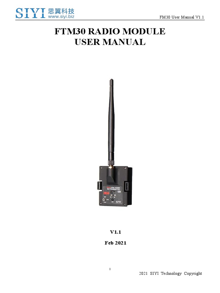 Manual Modulo FM30 | PDF | Radio | Bluetooth