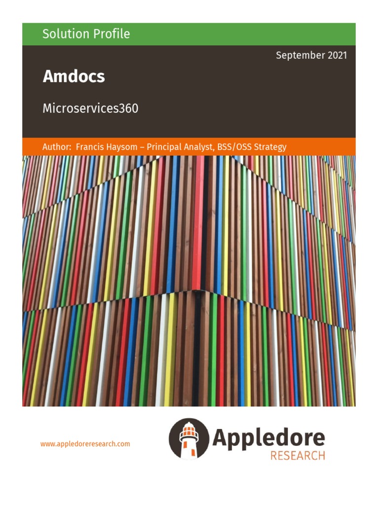 Amdocs Ms360 Appledore Solution | PDF | Cloud Computing | Agile Software Development