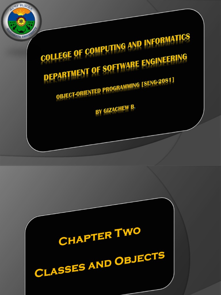 (OOP) Chapter 2 | PDF | Programming | Constructor (Object Oriented ... (OOP) Chapter 2 | PDF | Programming | Constructor (Object Oriented ...