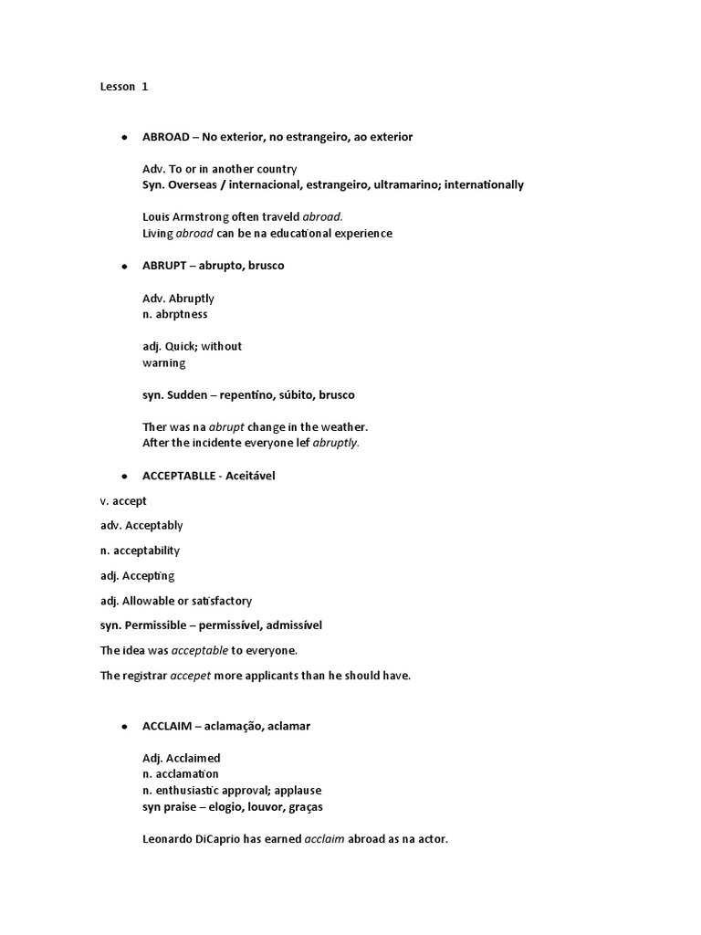 Lessons - English Book TOEFL | PDF | Irrationality | Odor