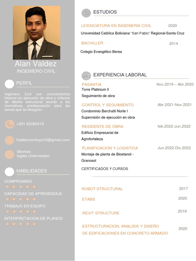 CV - Alan Valdez | PDF