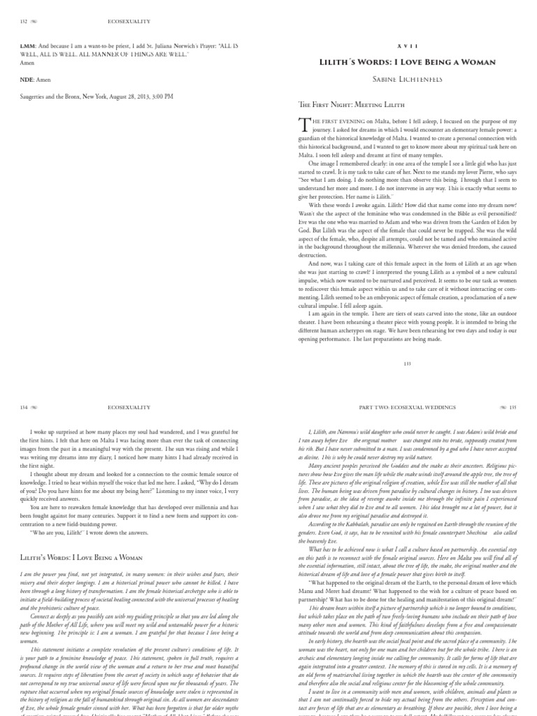 Lilith's Words | PDF | Love | Lilith