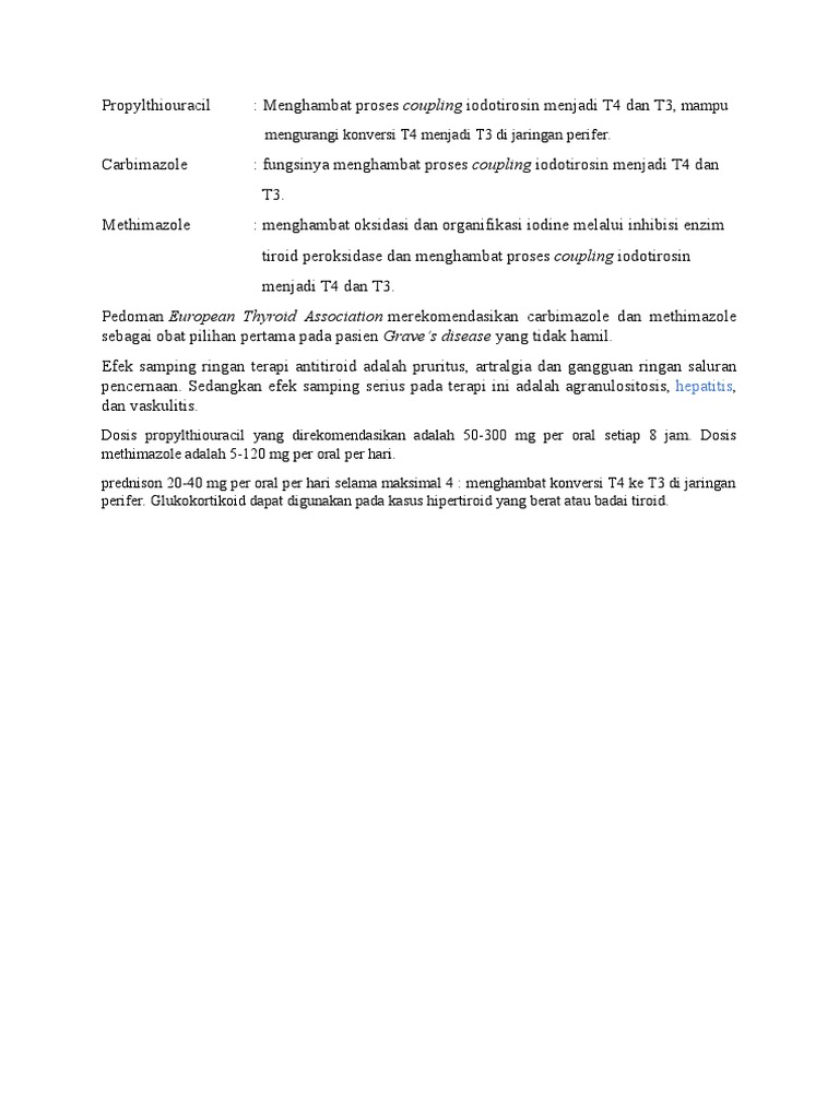 Obat Pasien Hipertiroid | PDF