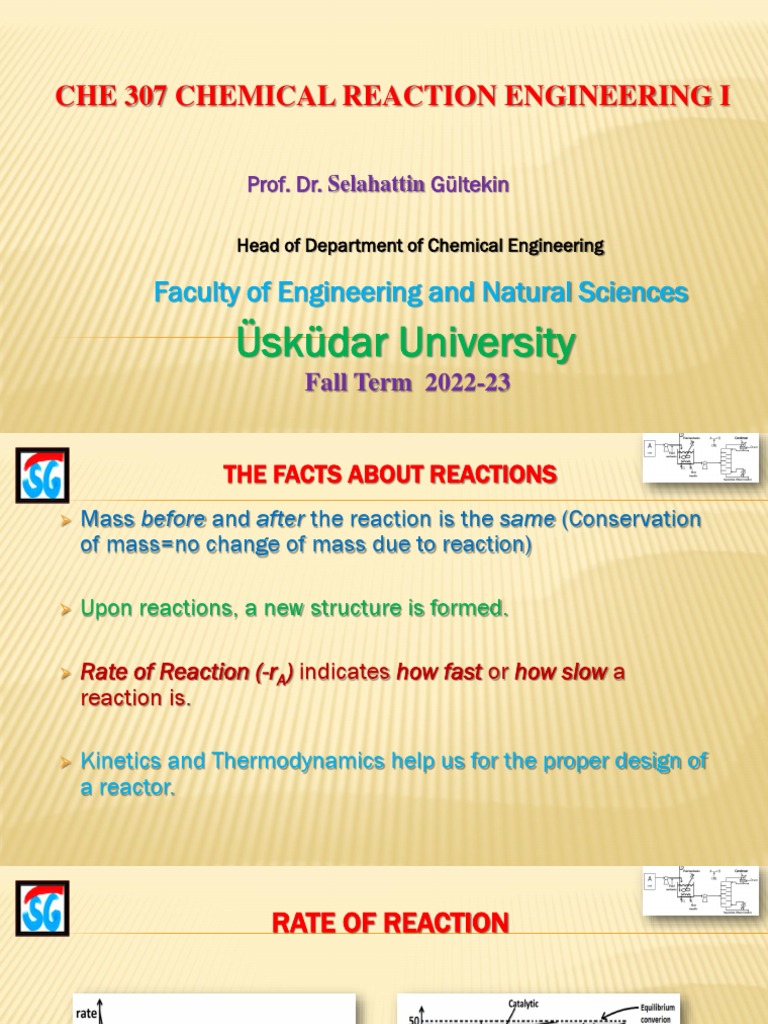 Che 307 Lec4 | PDF | Reaction Rate | Chemical Reactions