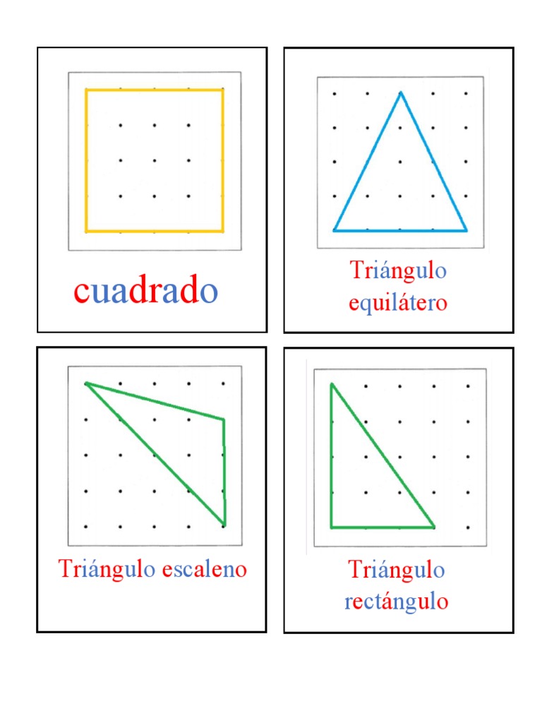 Plantillas de Geoplano para Imprimir | PDF | Métodos y materiales de ...