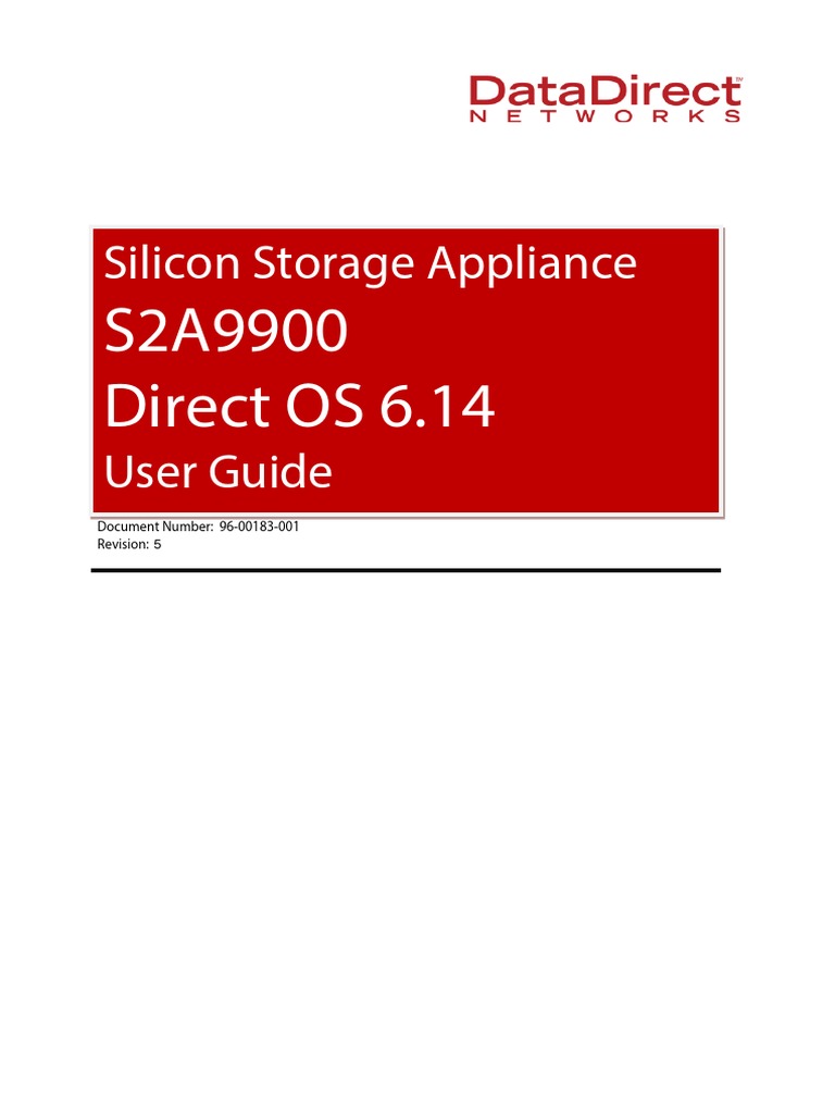 S2A9900 User Guide For S2A Direct OS 6.14 | PDF | Information And Communications Technology ...