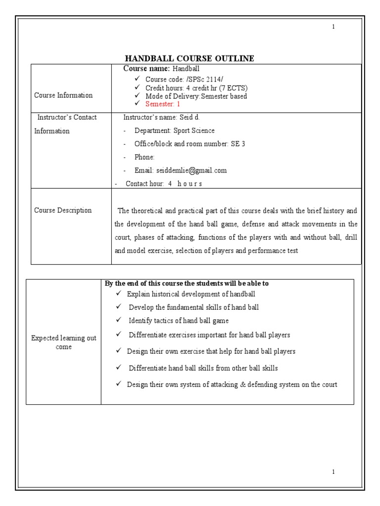 Mastering the Fundamentals: A Comprehensive Guide to Learning Handball ...