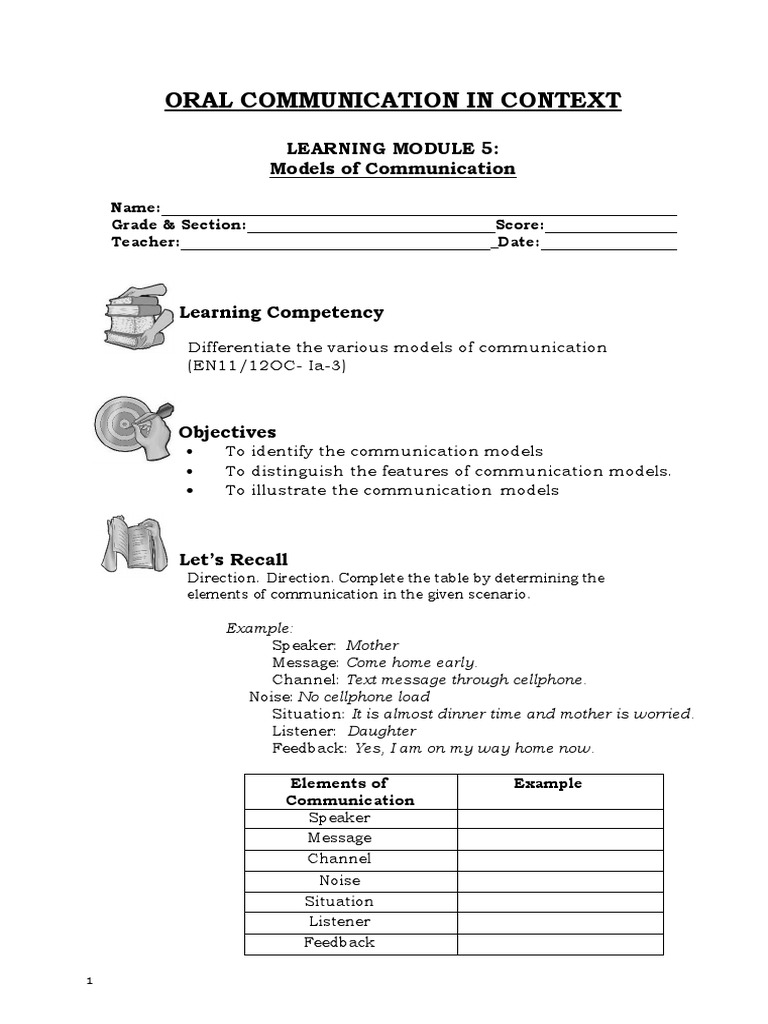 Communication Models Explained | PDF | Communication | Cognition