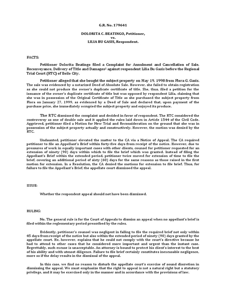 Digest | PDF | Brief (Law) | Certiorari