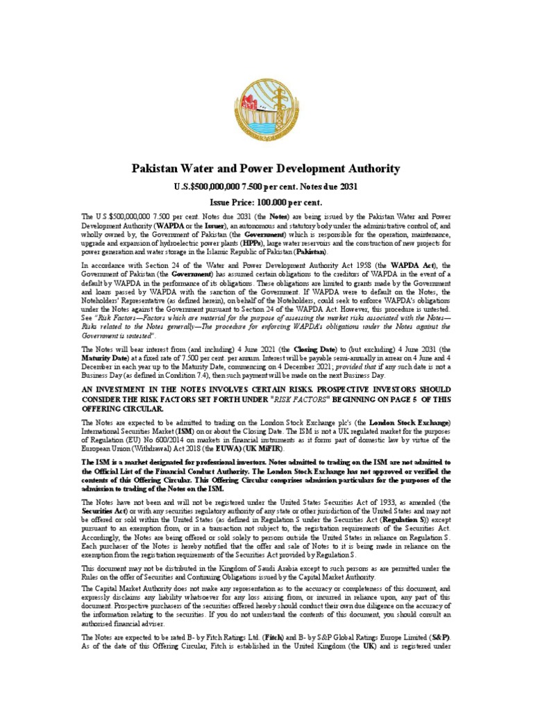 Wapda Green Bond | PDF | International Financial Reporting Standards ...