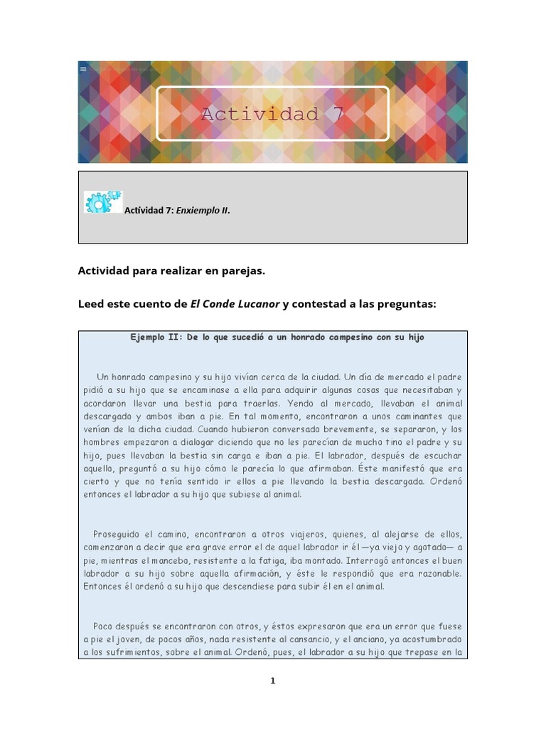 Eihar Sarasola Ortiz de Eribe - Actv 7 - Enxiemplo II | PDF