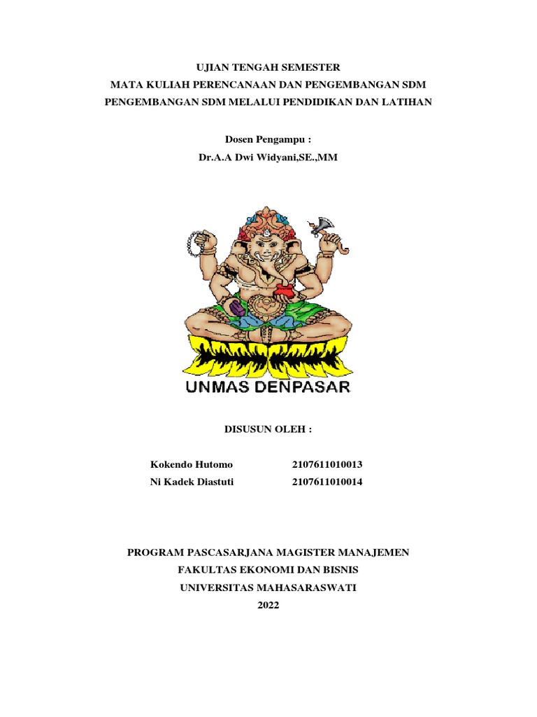 Pengembangan SDM Melalui Pendidikan dan Pelatihan | PDF | Karier & Perkembangan | Bisnis