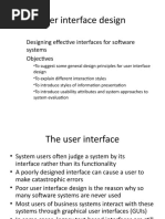 Designing Interface and Dialogue | PDF | Graphical User Interfaces ...