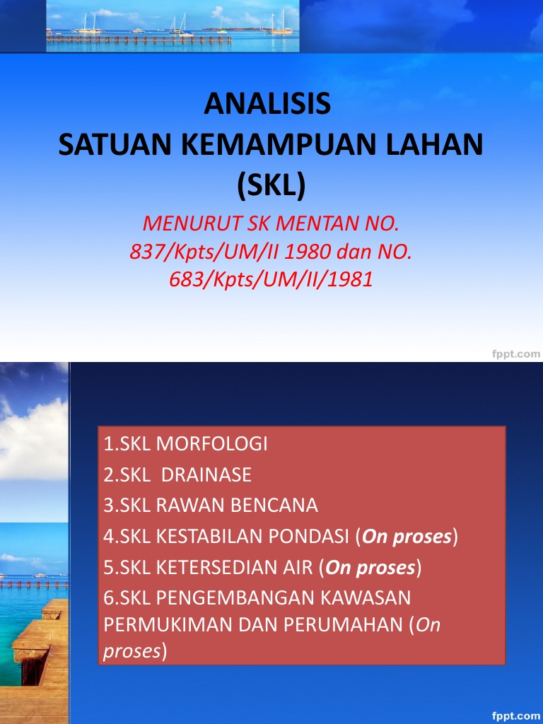 Analisis SKL Morfologi Lahan | PDF
