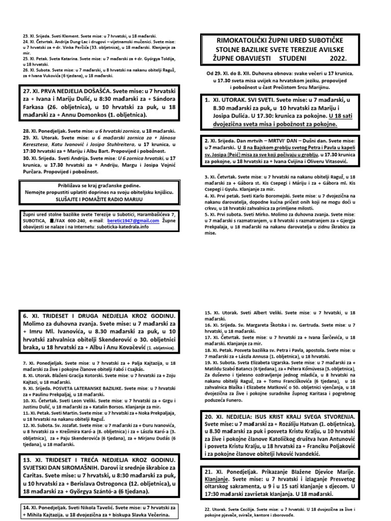 Studeni 2022. HRV Magy | PDF