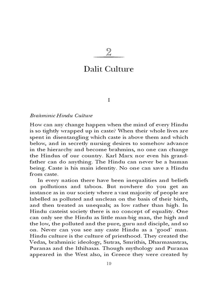 Dalit Culture by Raj Gauthaman | PDF | Dalit | Caste