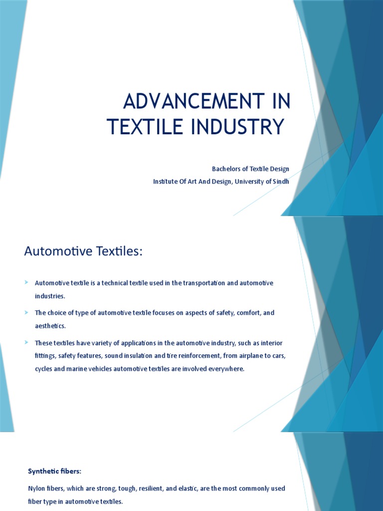 Presentation Textile Technology 22 | PDF