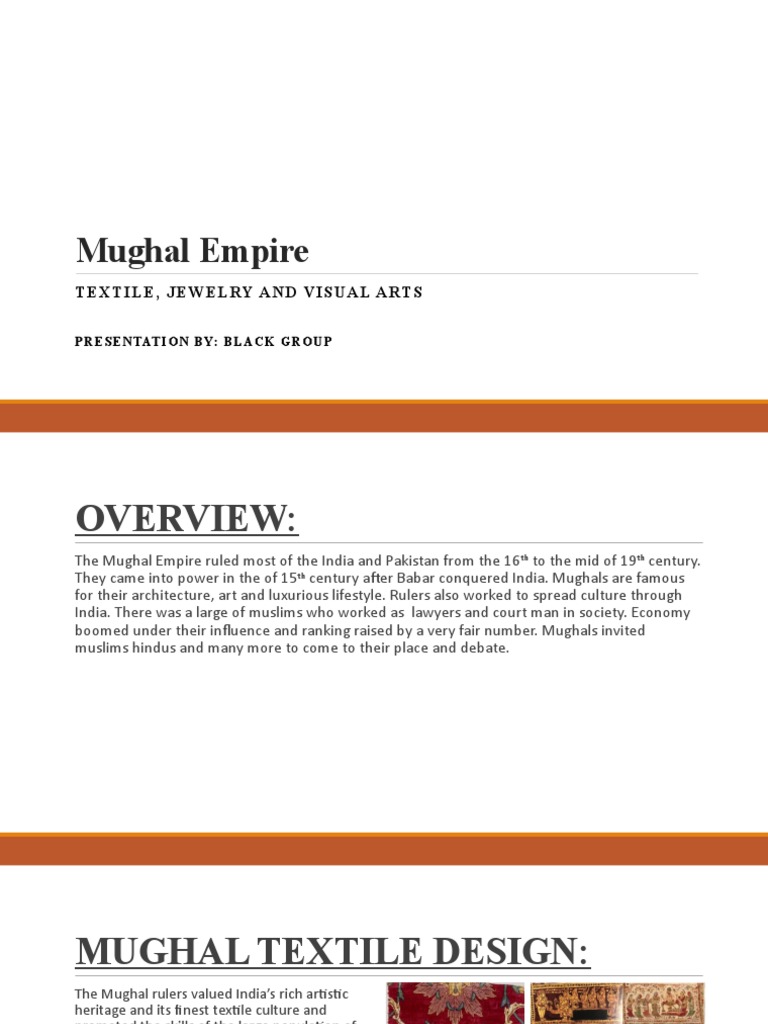 Mughal Empire | PDF | Mughal Empire | Textiles