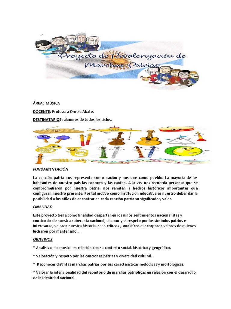 Proyecto de Musica | PDF