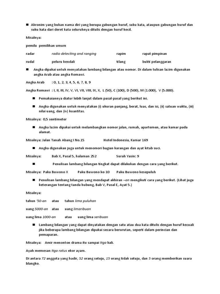 Akronim Yang Bukan Nama Diri Yang Berupa Gabungan Huruf | PDF