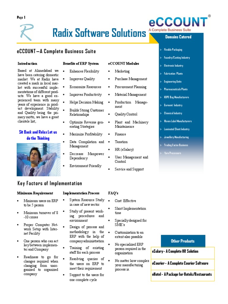 Radix Ebrochure | PDF | Business Economics | Business