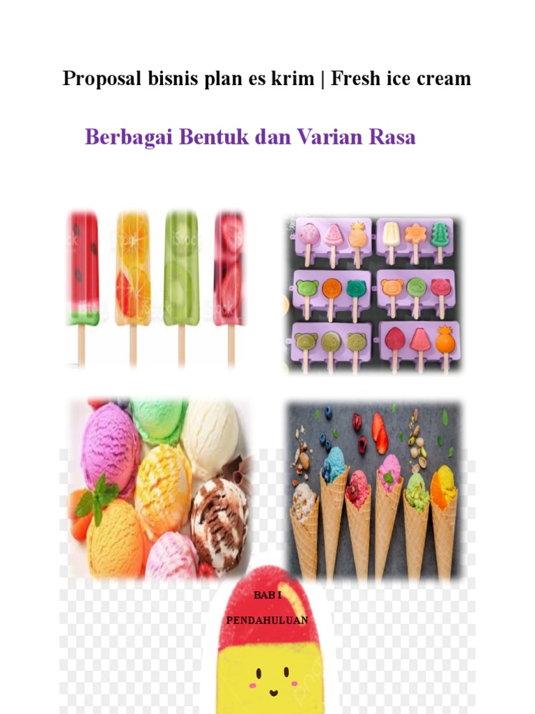 Proposal Bisnis Plan Es Krim | PDF