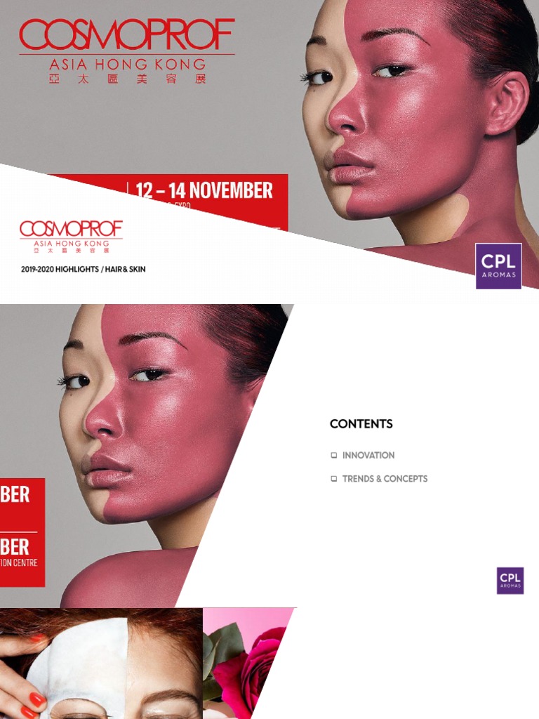 Cosmoprof Asia Trends - 201920 | PDF | Shampoo | Perfume