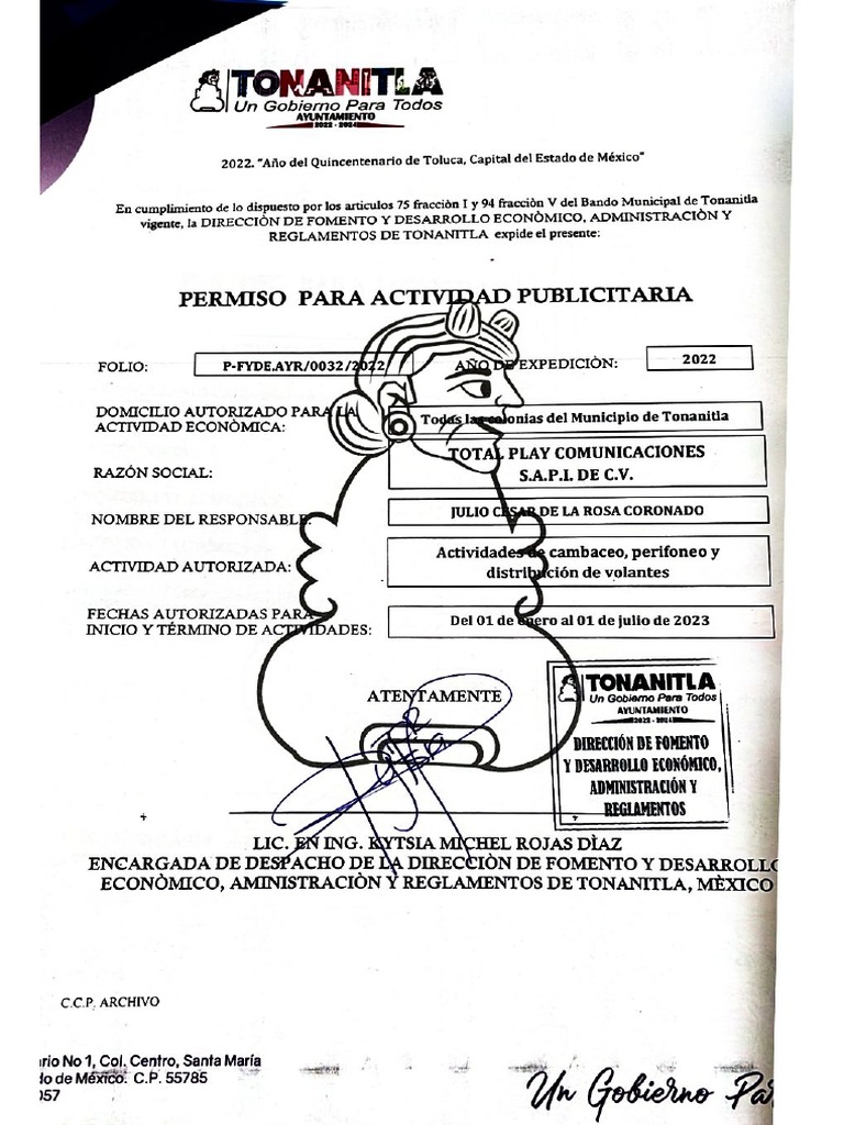 Tonanitla 2023 | PDF