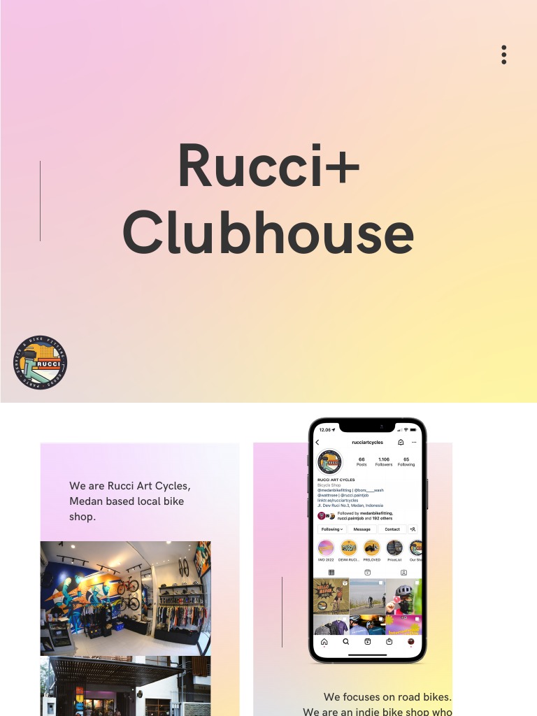 Rucci+ Clubhouse | PDF | Adventure Travel | Human Powered Transport