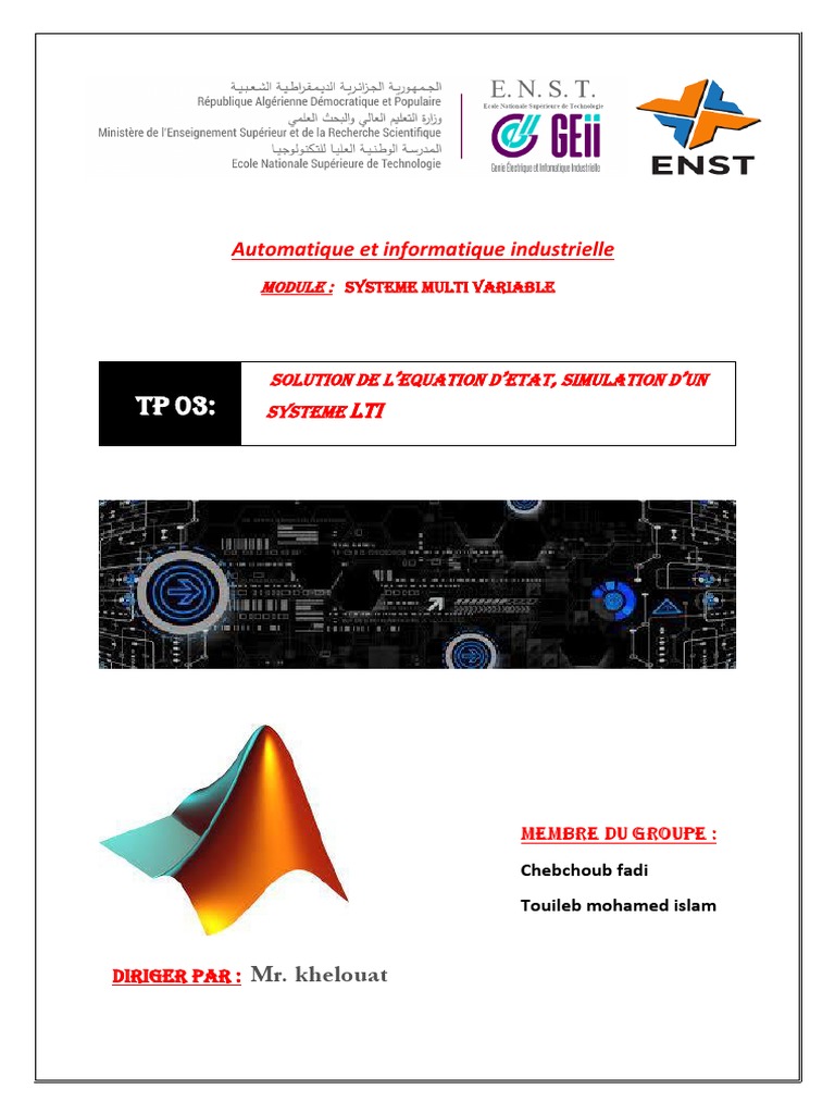 TP 3 SMV | PDF | Automatisation | Théorie des systèmes
