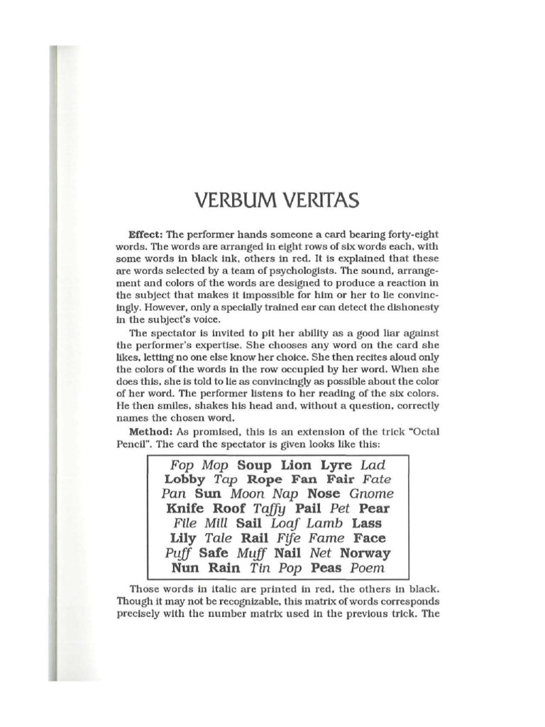 Verbum Veritas - Emsley | PDF