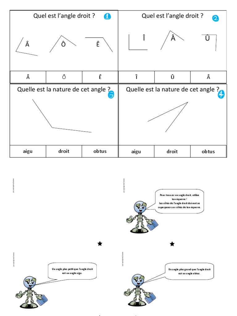 Nature et Mesure des Angles | PDF | Angle | Rotation