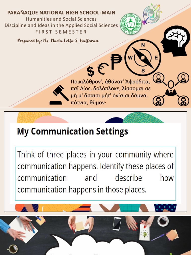 Communication Processes Guide | PDF | Communication | Nonverbal ...