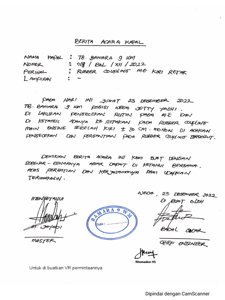 Bamara 9WM - Ba & Gambar Rubber Coupling Me Kiri | PDF